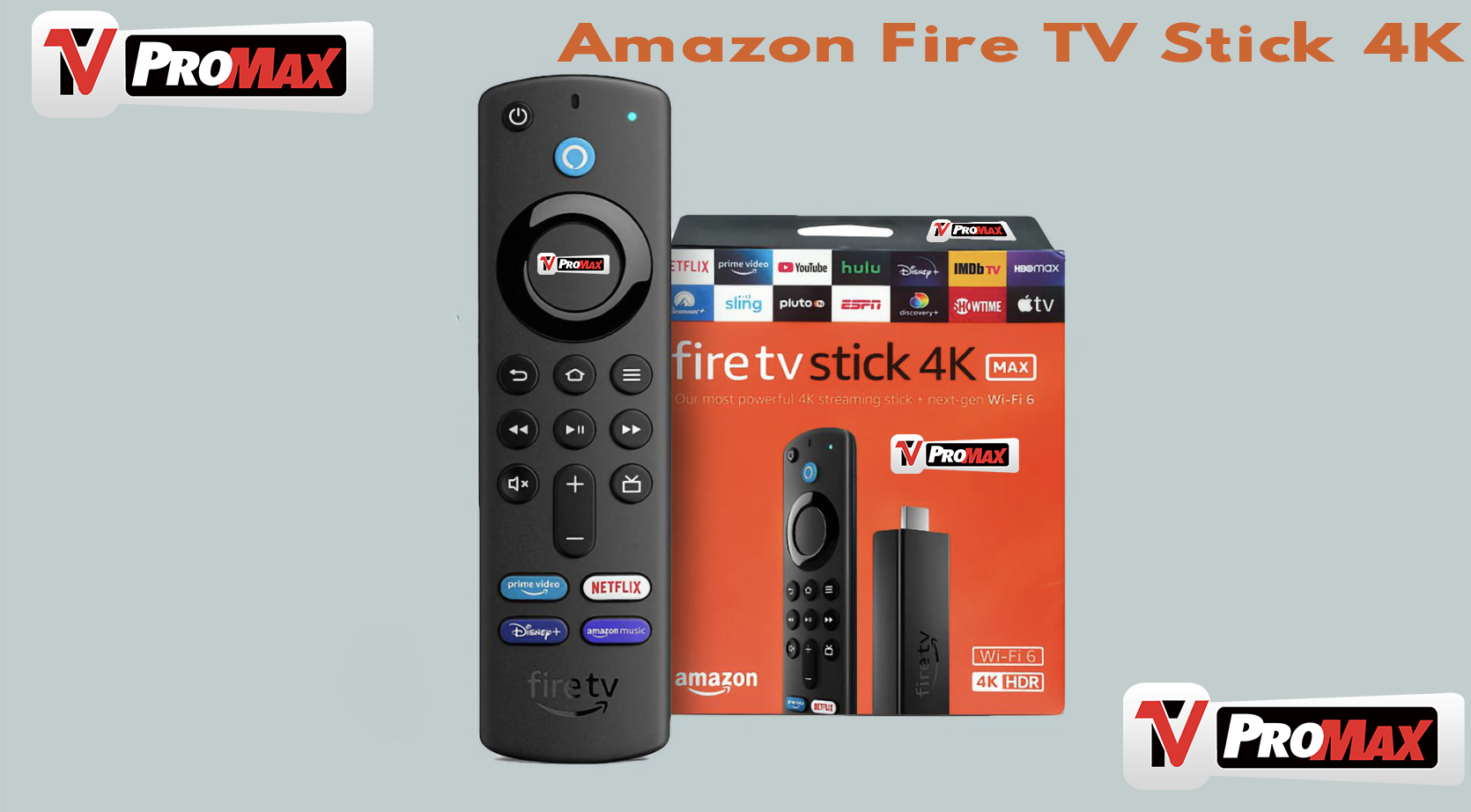 Amazon Fire TV Stick 4K | TV-PRO-MAX